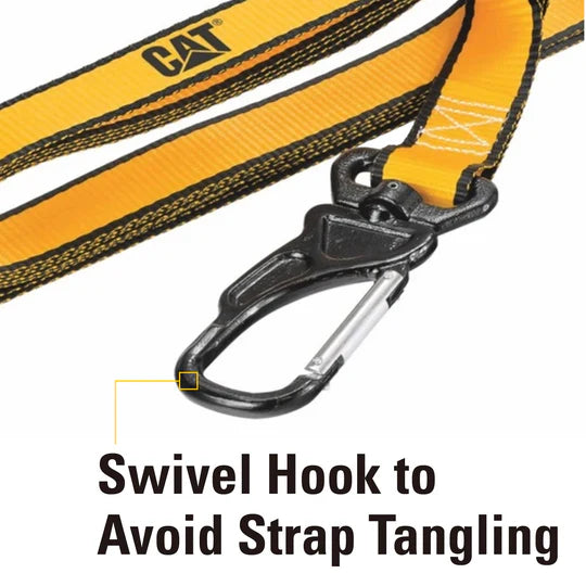 4 Piece Strap Set with Swivel Hook Cam Buckles and Soft Straps ...