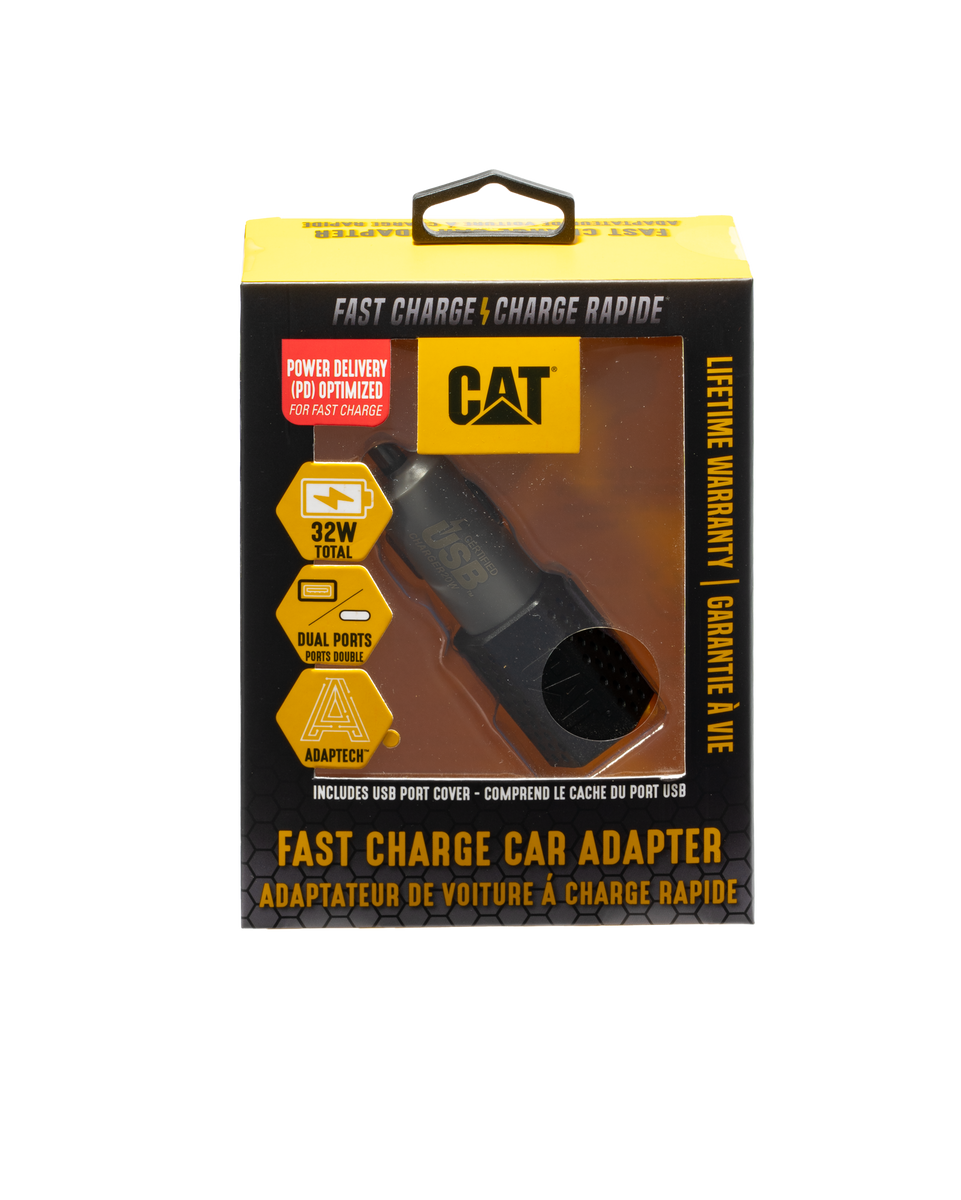CAT® Dual USB Power Delivery DC Vehicle Adapter – shopcaterpillar.com