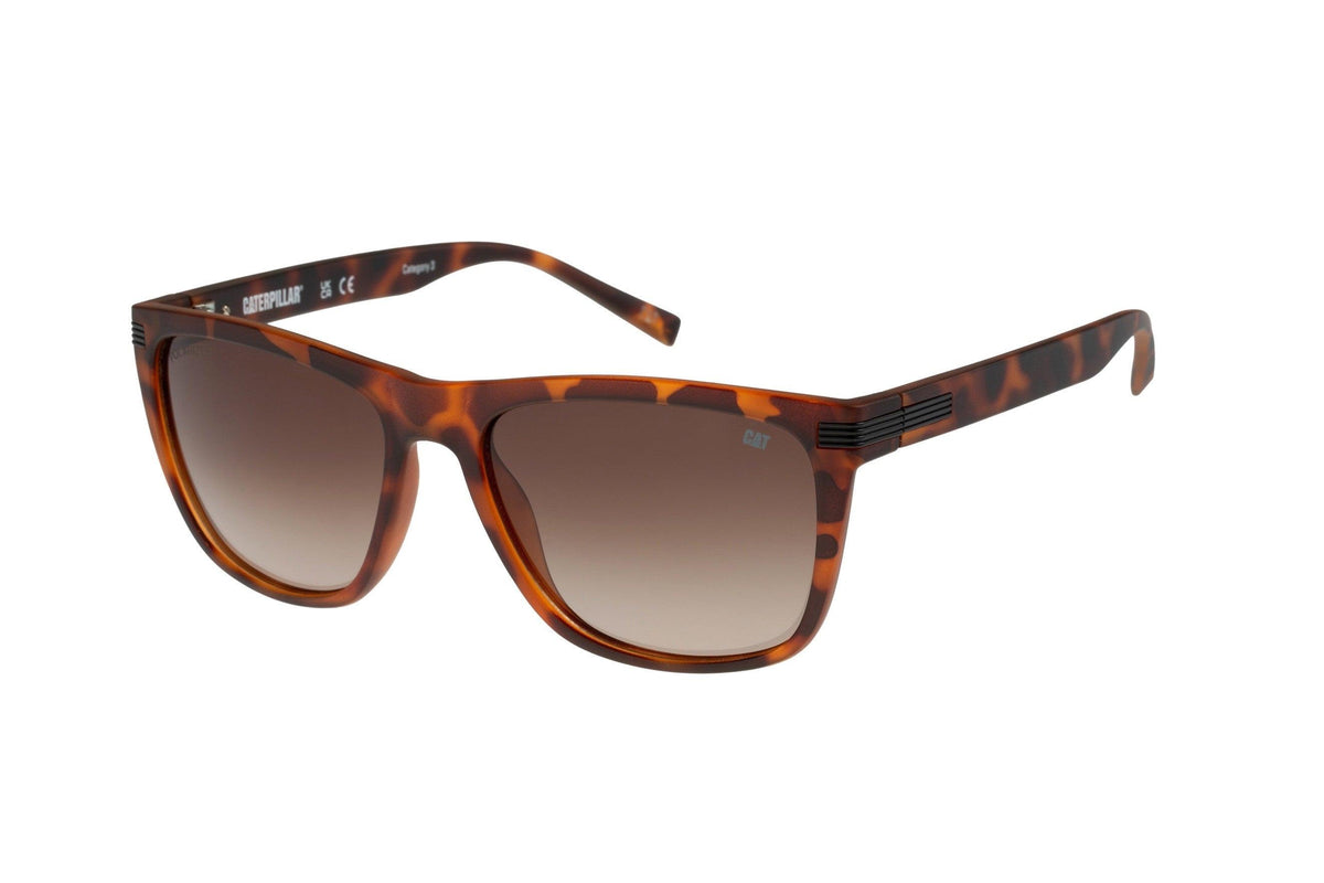 Monoblock Sunglasses Matte Tort w/Brown Grad Lens – shopcaterpillar.com