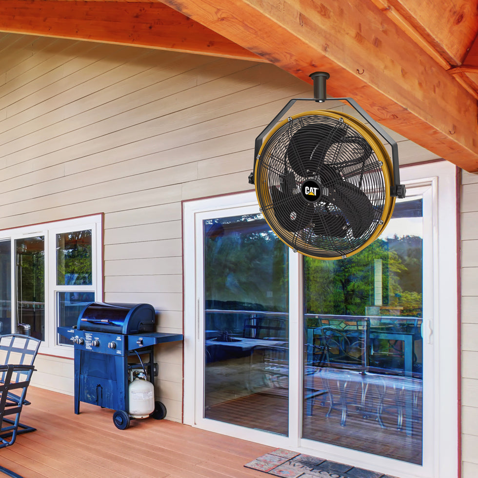 18" High Velocity Indoor/Outdoor Ceiling Fan – shopcaterpillar.com