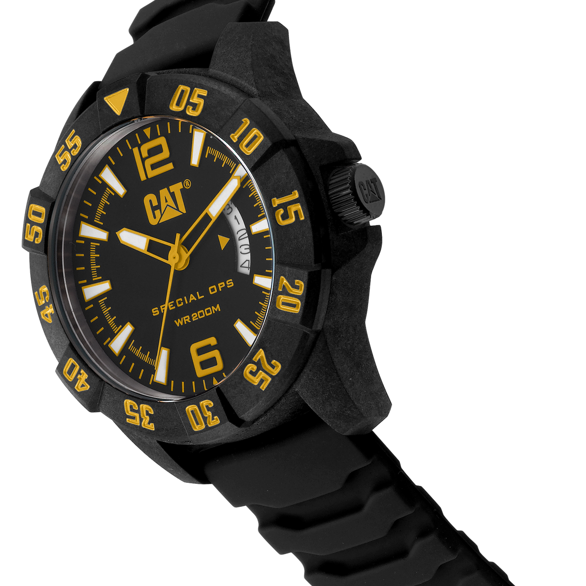 Special OPS 4 Watch Black Dial w/Silicone Strap – shopcaterpillar.com
