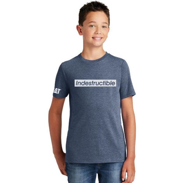 Indestructible Youth Tee Navy Frost – shopcaterpillar.com